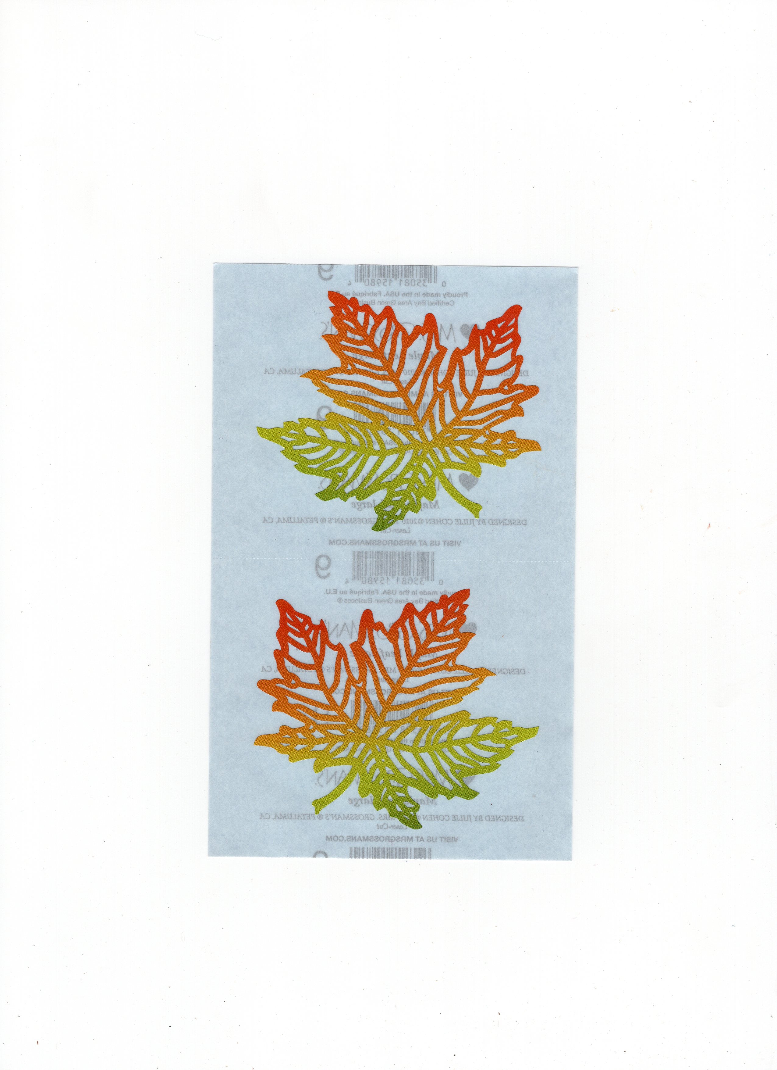 Maple Leaf, Large – Mrs. Grossman's